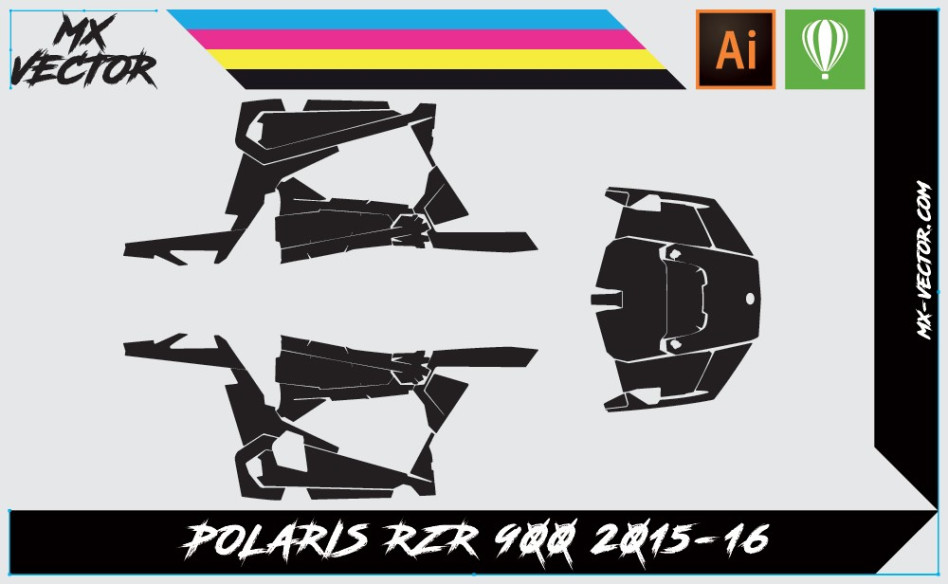 Templates Design Quad Polaris RZR 900 2015-16 | MX-Vector.com